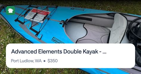 Advanced Elements Double Kayak Converts To Single For 350 In Port