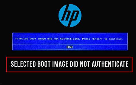 How To Fix The Selected Boot Image Did Not Authenticate Error