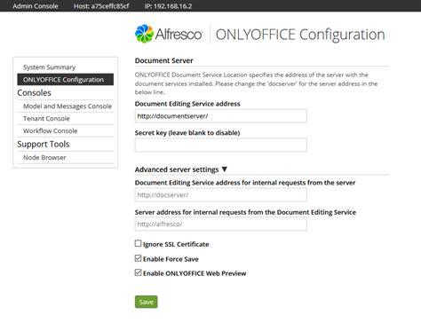 how to integrate alfresco with onlyoffice online editors on ubuntu ubuntu