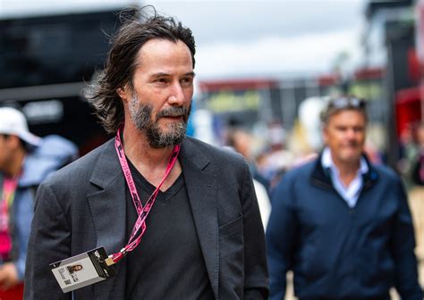 Keanu Reeves Makes British Gp Appearance After Huge Cadillac News