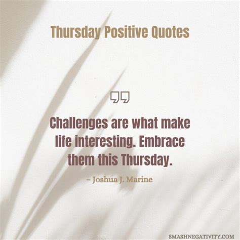 Thursday Positive Quotes To Motivate You Through The Day Smash