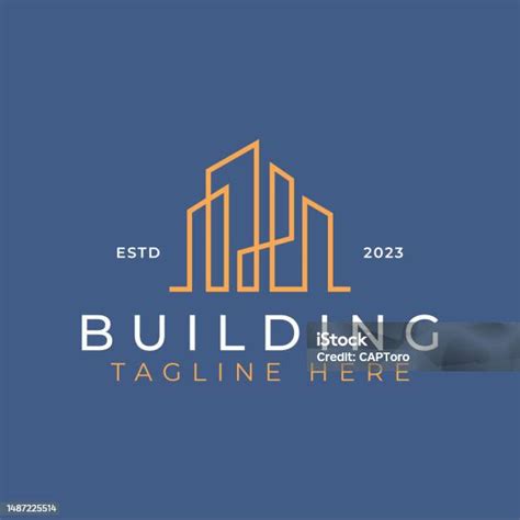 건물 초고층 빌딩 비즈니스 회사 기업 개발자 부동산 건설 전문 로고 브랜드 아이덴티티 개념에 대한 스톡 벡터 아트 및 기타