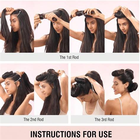 Heatless Hair Curler Flexi Rods With Hook Heatless Curling Rod For All Hair Types No Heat