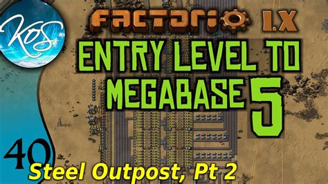 Factorio 1 X Entry Level To Megabase 5 40 Mega Oil Outpost 1 Guide Tutorial Youtube