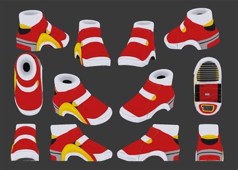 How To Draw Sonic Shoes