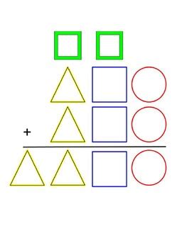 Addition Standard Algorithm Visual By Mrs Babebloods Resources