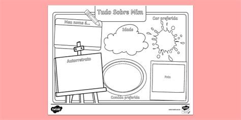 Tudo Sobre Mim Atividade Para In Cio Das Aulas Twinkl