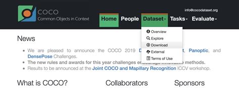 Coco Dataset： 介紹、下載、取得方式、標註資料格式key Points
