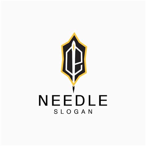 Premium Vector Needle Logo Icon Design Vector