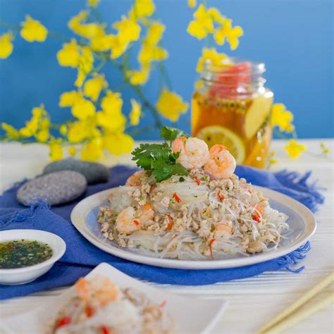 泰式粉絲大蝦沙律