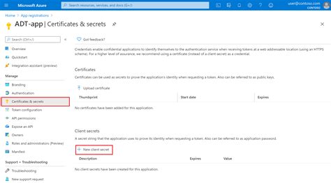 Creación De Un Registro De Aplicaciones Con Acceso A Azure Digital Twins Azure Digital Twins