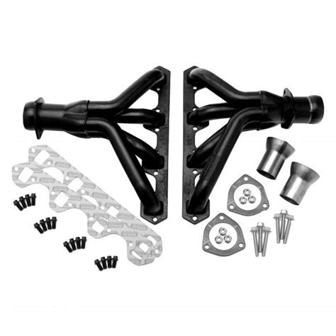 Hedman Hedders® 88420 Block Hugger Mild Steel Uncoated Racing Exhaust