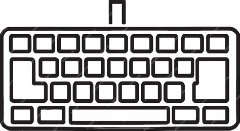 Premium Vector Typing Keyboard Vector Icon