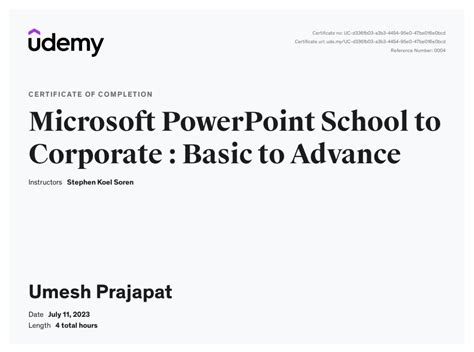 Umesh Prajapat On Linkedin Udemy Course Completion Certificate