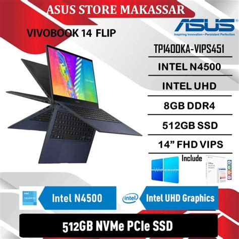 Promo Asus Vivobook Go Flip Tp Ka Vips N Gb Gb Vips Ohs Cicil X Kota