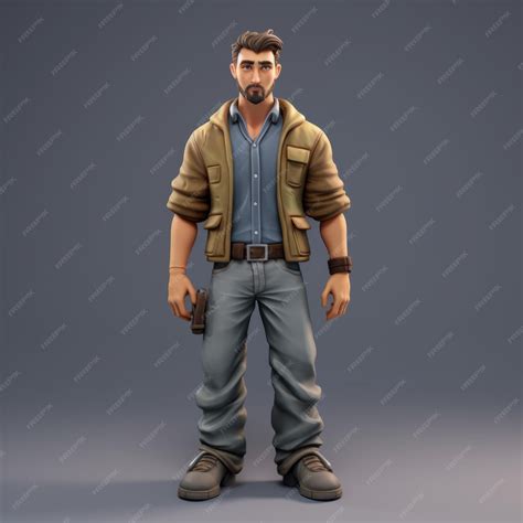 Adventure Themed Avatar Character For Video Game Premium Ai Generated