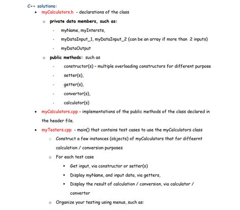 Solved Declare And Implement A Class Mycalculators That