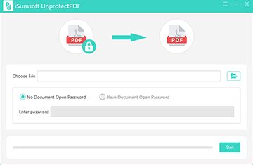 ISumsoft UnprotectPDF Remove PDF Permissions Password And Unprotect PDF