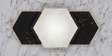 텍스트 및 상품 3d 일러스트레이션을 위한 육각형 프레임 텍스처 블랭크 대리석 배경 대리석에 대한 스톡 사진 및 기타 이미지
