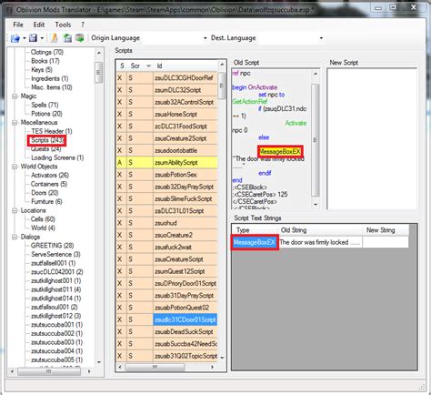 How To Make Translated Text Appear In Game Oblivion General Discussion LoversLab