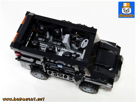 Lego Moc Swat Police Armored Truck Instructions Custom Model