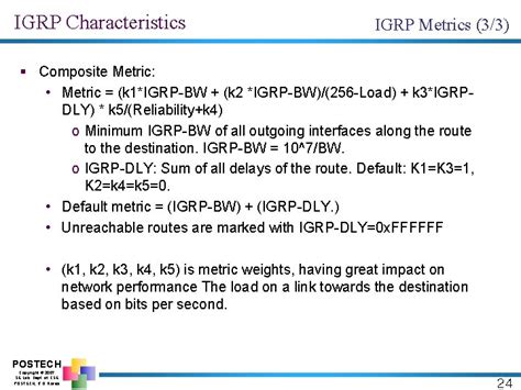 Interior Gateway Routing Protocol Igrp Tung Dao Manh