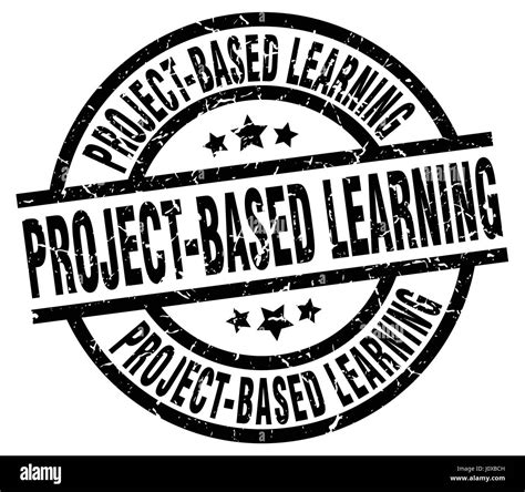 Project Based Learning Round Grunge Black Stamp Stock Vector Image