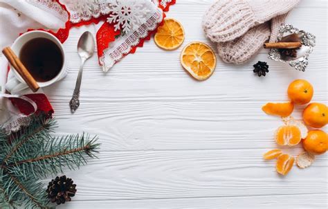 Скачать обои украшения Новый Год Рождество Christmas Wood New Year мандарины Decoration