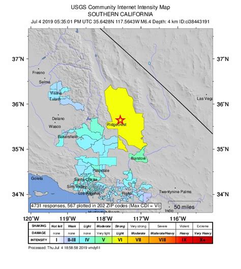 The Latest On The Southern California Earthquake Time