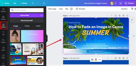 Can You Fade An Image In Canva