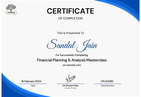 Ca Sandal Jain 🟢 On Linkedin Financialplanning Analysis Professionaldevelopment