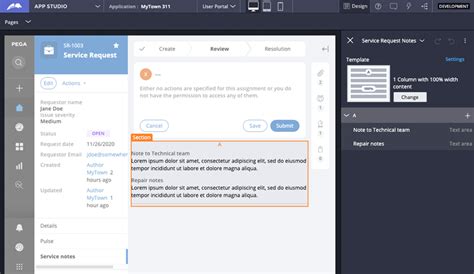 Configuring The View Of A Case Pega Academy