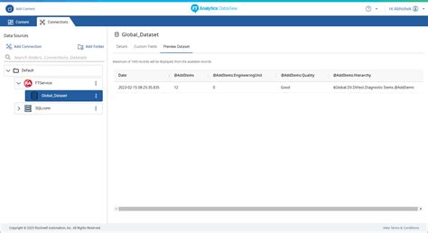 Create Global Dataset