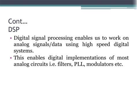 Implementation Of Dsp Algorithms On Fpga Pptx