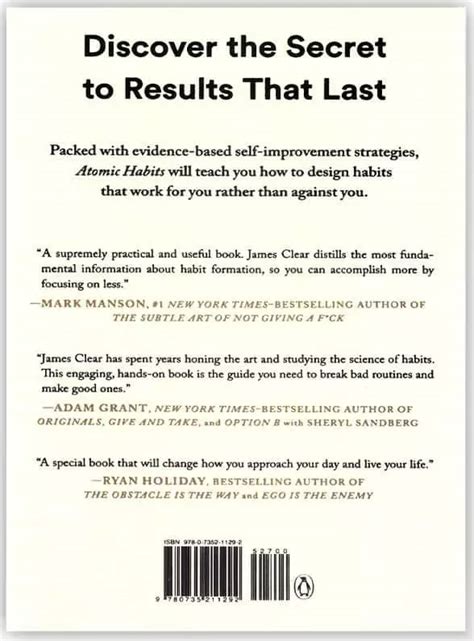 خرید کتاب atomic habits جدیدترین ویرایش بهترین قیمت چرب زبان