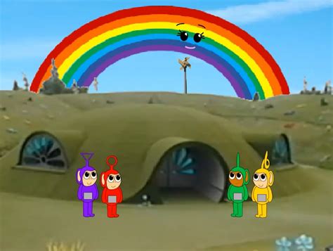 The Teletubbies And Rainbow By Devon324 On Deviantart