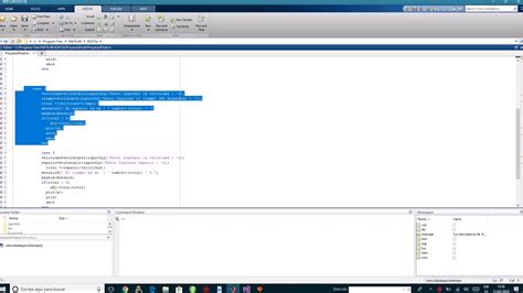 Programación Matlab R2015a Velocidad Espacio Tiempo Youtube