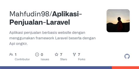 Github Mahfudin98aplikasi Penjualan Laravel Aplikasi Penjualan