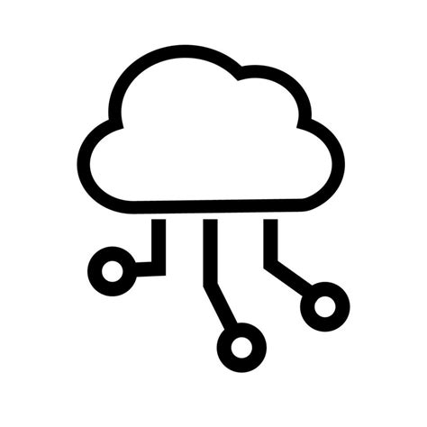 Cloud Storage Management Icon Vector 26530389 Vector Art At Vecteezy