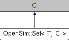 API OpenSim Set Class Template Reference