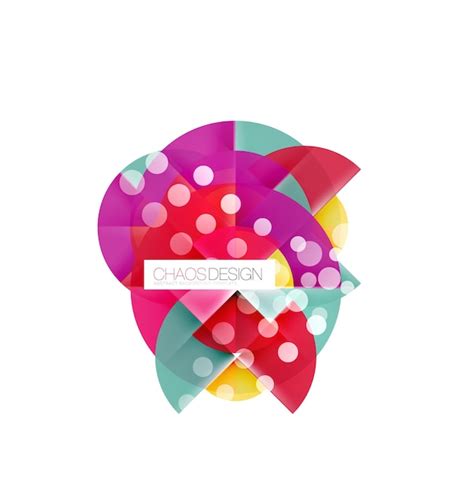 Premium Vector Dotted Circles Abstract Background