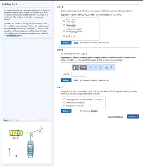 solved in this problem we will consider the collision of two