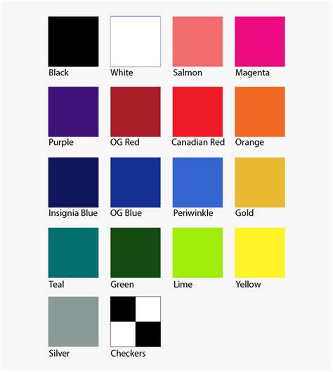 Ncs Color Chart