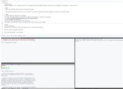 github codespaces 虚拟机上运行 emacs 体验不错 闲聊灌水 emacs china