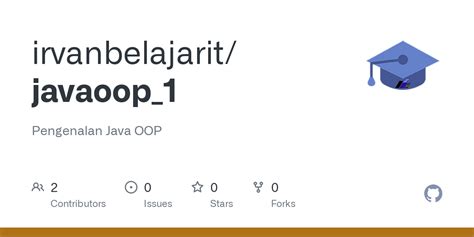 Github Irvanbelajaritjavaoop1 Pengenalan Java Oop