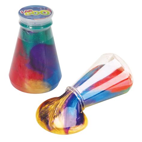 Nv16 Rainbow Slime In Flask Happy Orange Oy