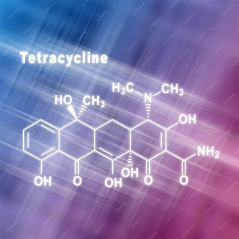 Premium Photo Tetracycline Antibiotic Structural Chemical Formula