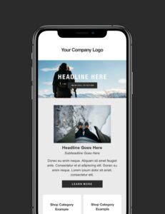 Mailchimp HTML Email Template MasterBundles