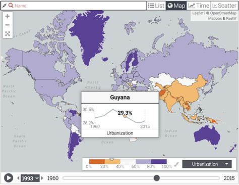 Analysing Data Over Time In A Record Map Keshif Data Made Explorable