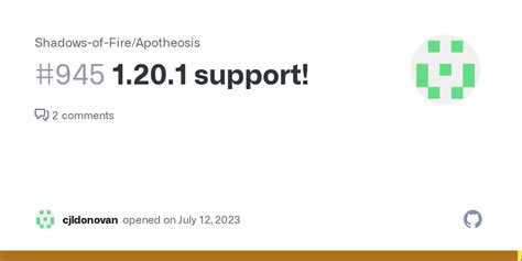1201 Support · Issue 945 · Shadows Of Fireapotheosis · Github